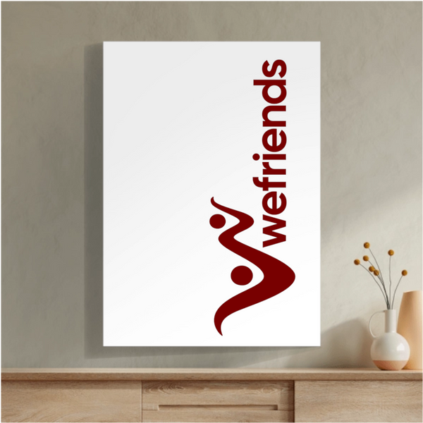 wefriends Poster mit Logo
